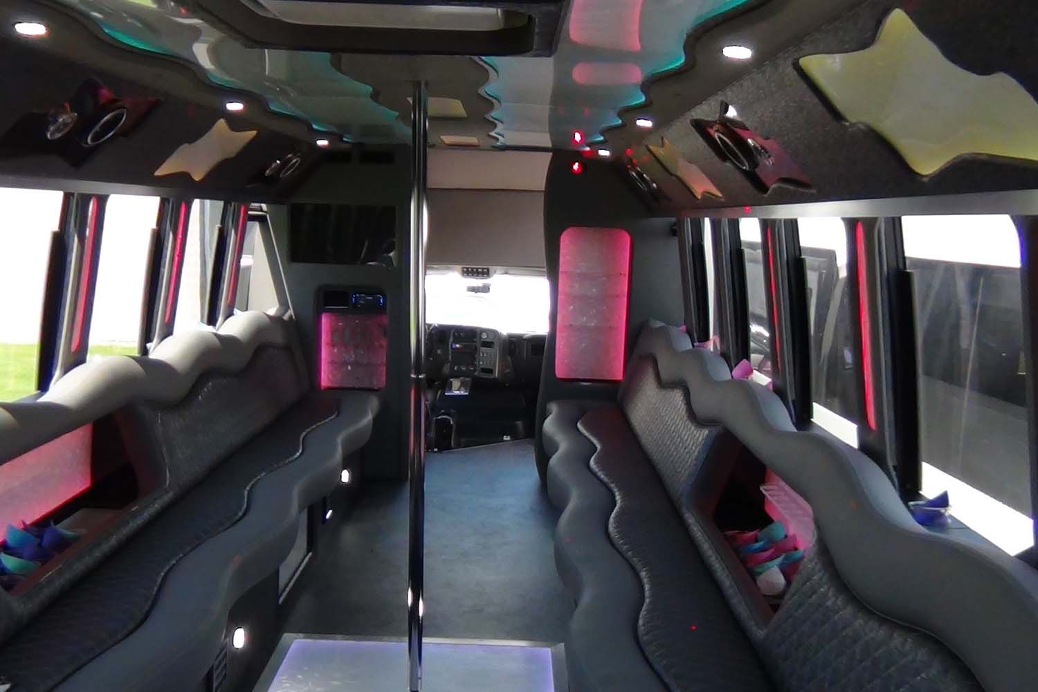 Midwest Coach Limo | The VIP Party Bus - A Bathroom on Board!